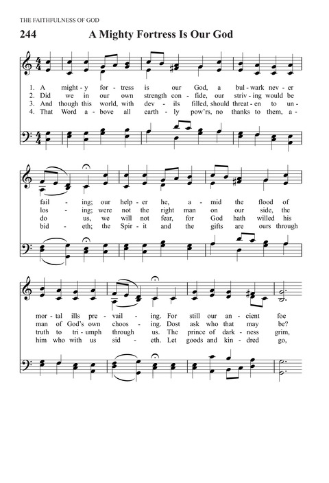 A Mighty Fortress | Hymnary.org