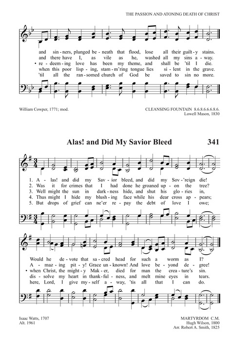 Alas, and Did My Savior Bleed | Hymnary.org
