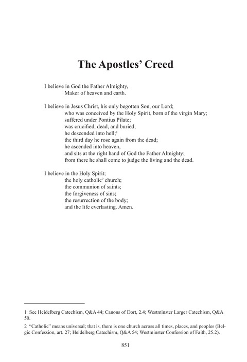 Trinity Psalter Hymnal page 849 | Hymnary.org