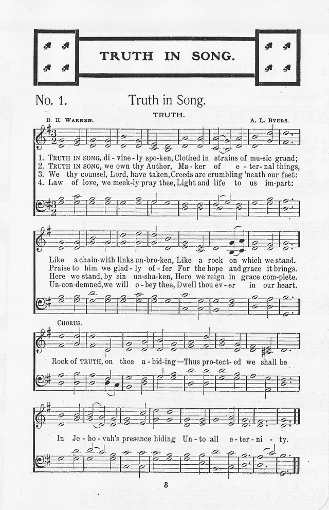 Truth in Song: for General Gospel Work page 1 | Hymnary.org