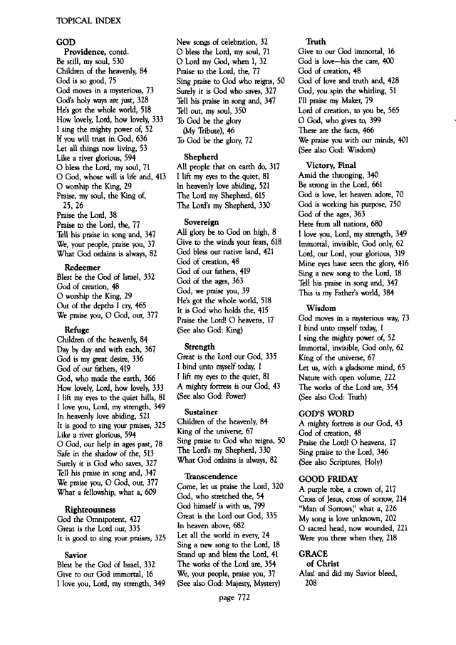 The Worshiping Church page 772 | Hymnary.org