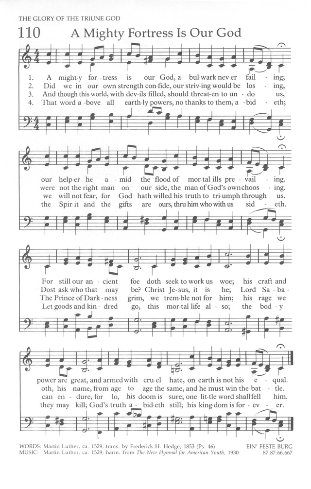 The United Methodist Hymnal page 110 | Hymnary.org