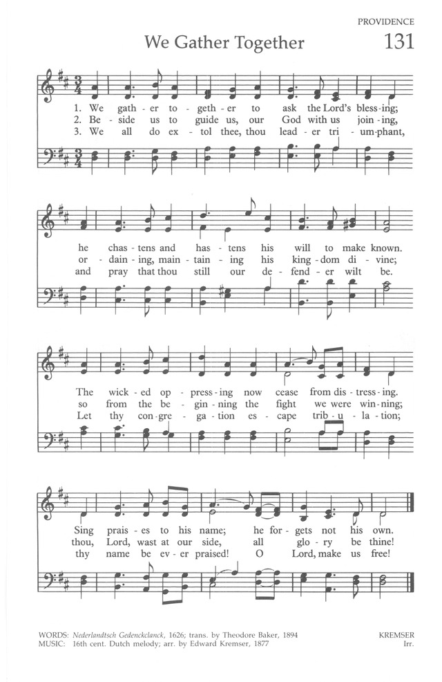 The United Methodist Hymnal page 131 | Hymnary.org
