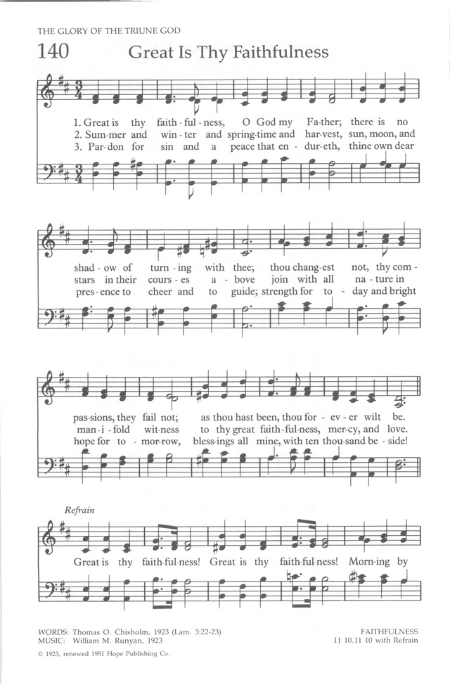 The United Methodist Hymnal page 140 | Hymnary.org