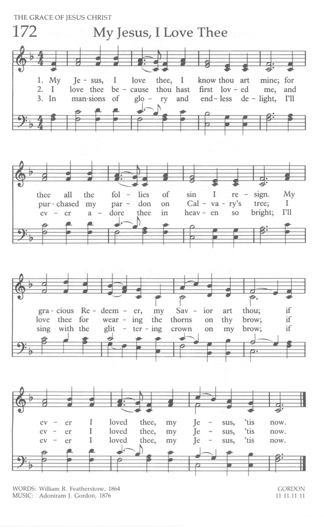 The United Methodist Hymnal page 172 | Hymnary.org