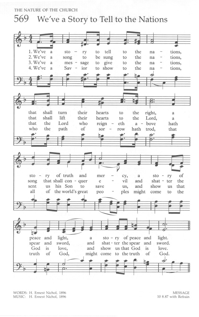 The United Methodist Hymnal page 574 | Hymnary.org