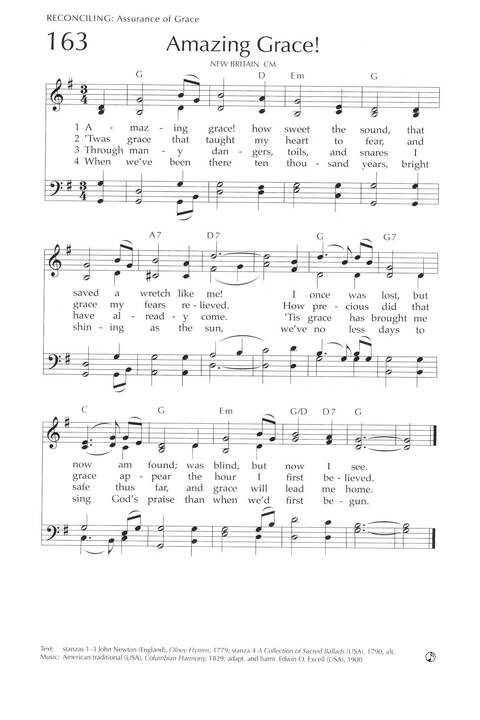 Amazing Grace Sheet Music