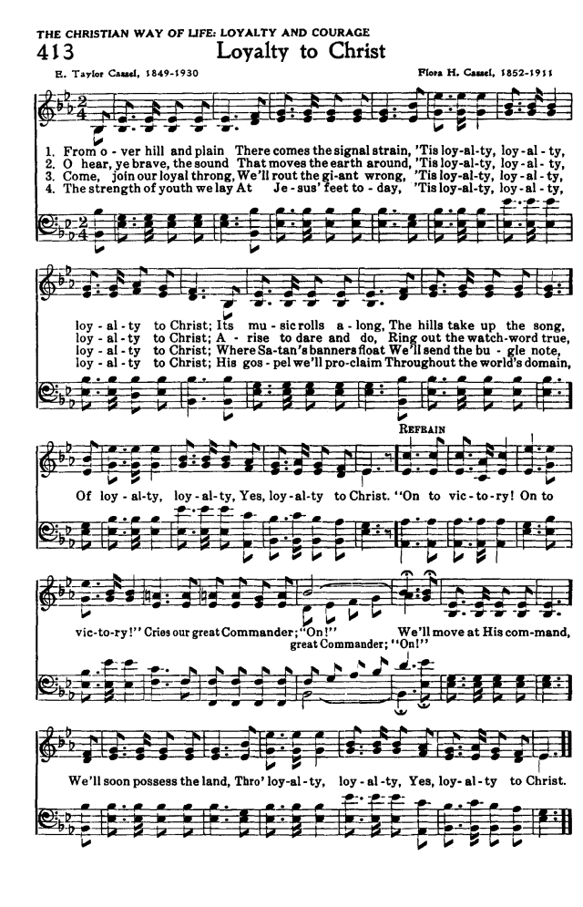 Loyalty to Christ | Hymnary.org
