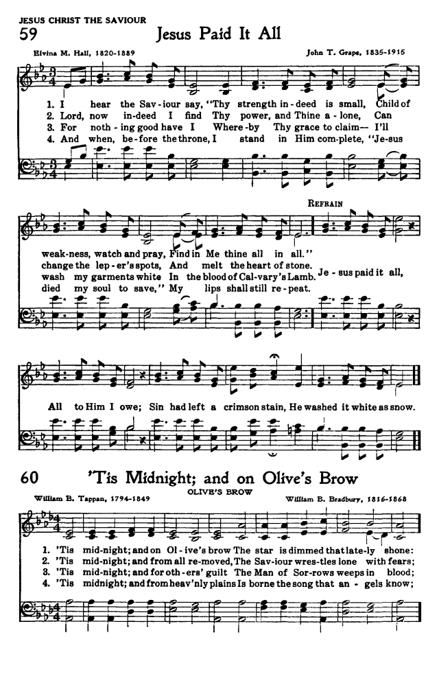 Worship and Service Hymnal: For Church, School, and Home page 52 ...