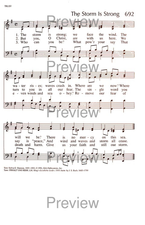 The Storm is Strong; We Face the Wind | Hymnary.org
