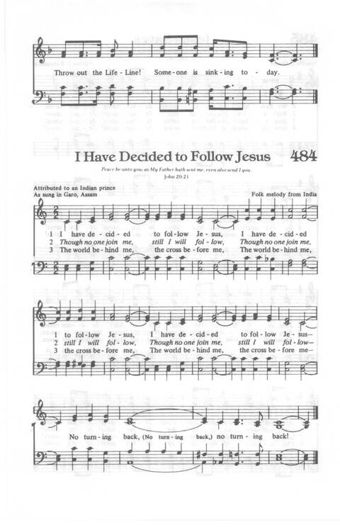 Yes, Lord!: Church of God in Christ hymnal 484. I have decided to ...